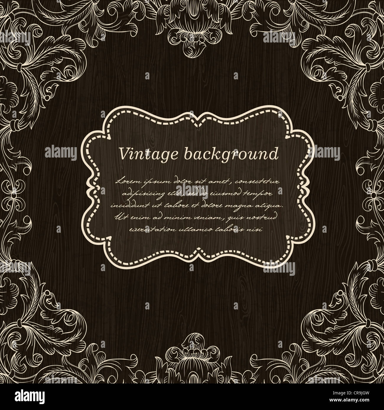 Victorian background frame hi-res stock photography and images - Alamy