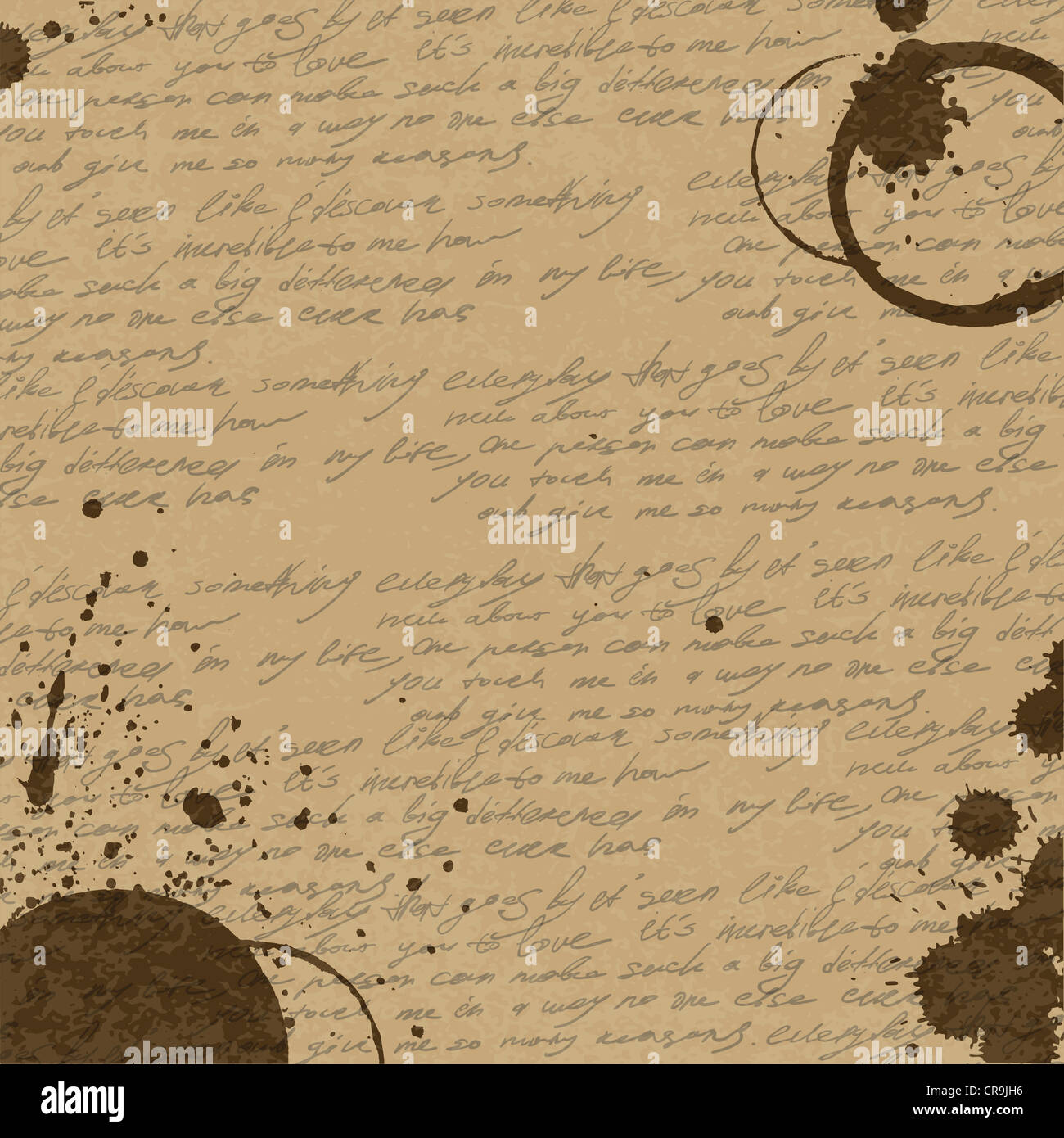 Vintage Abstract Coffee Background Stock Photo - Alamy