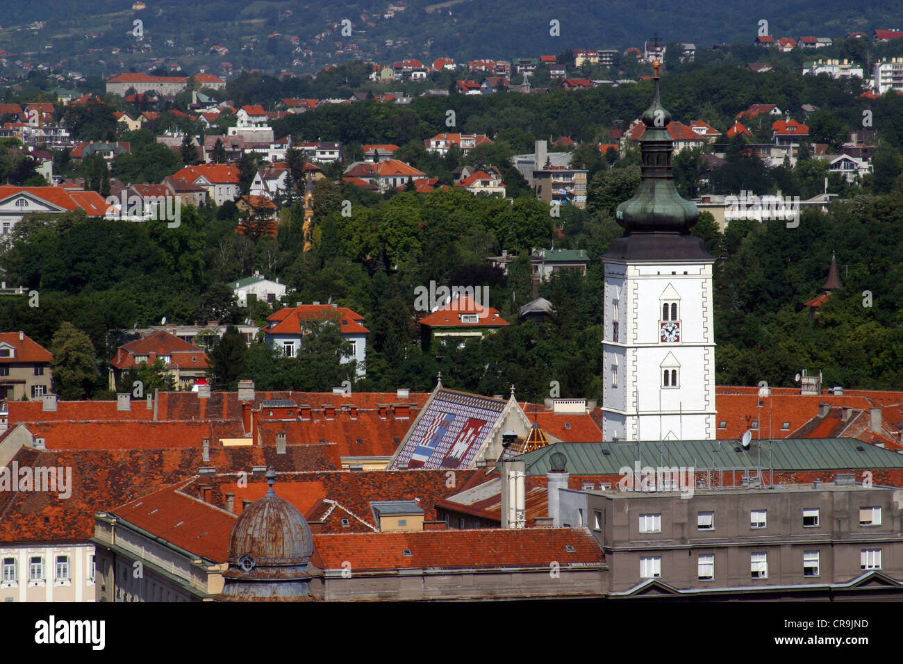 Zagreb- The Church of St. Mark's church Stock Photo - Alamy
