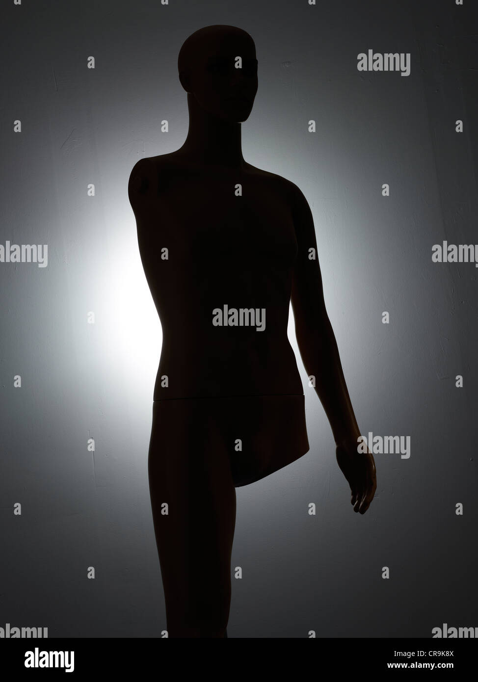 Mannequin silhouette with missing limbs Stock Photo - Alamy