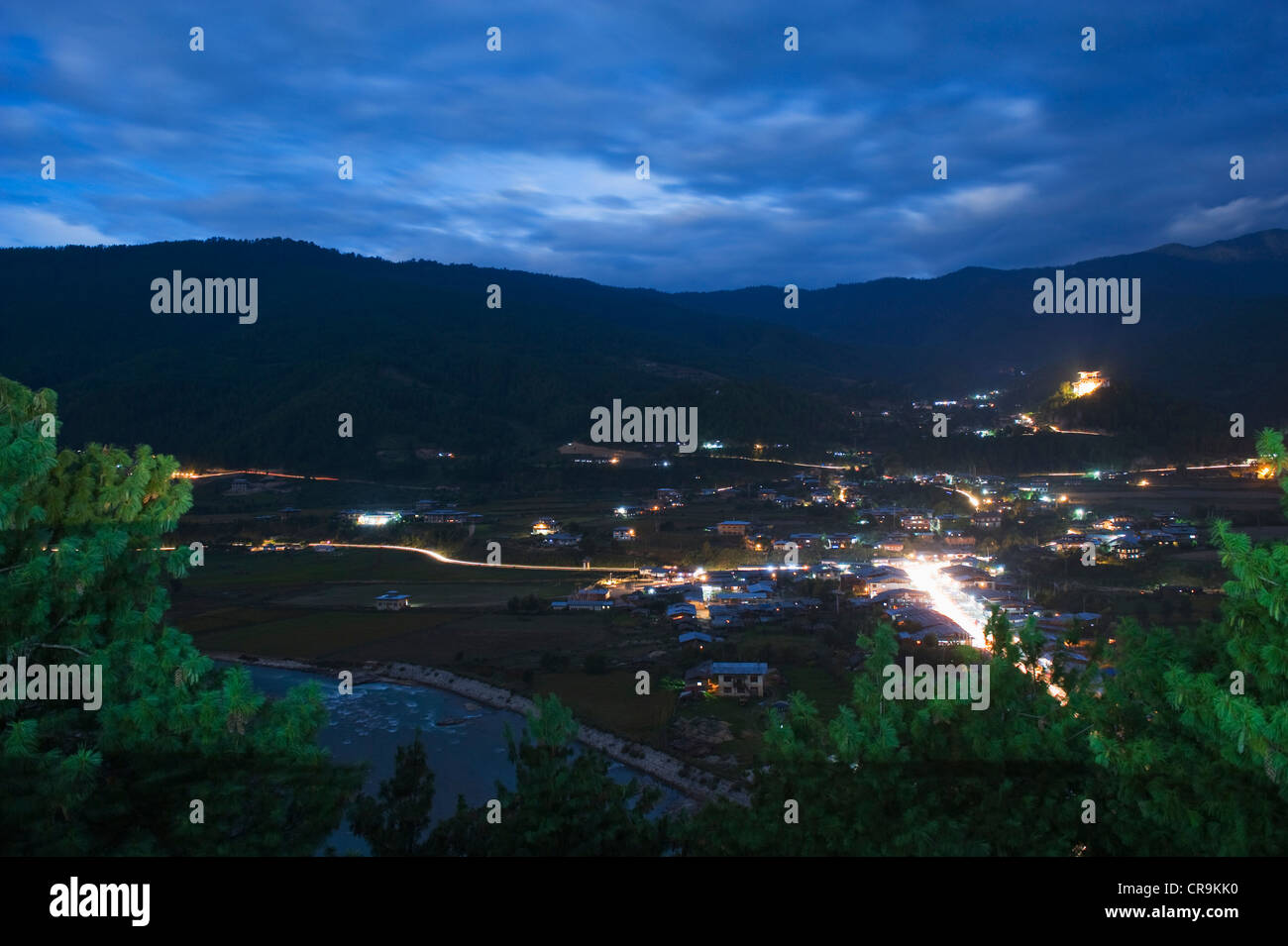 Jakar, Bumthang, Chokor Valley, Bhutan, Asia Stock Photo - Alamy