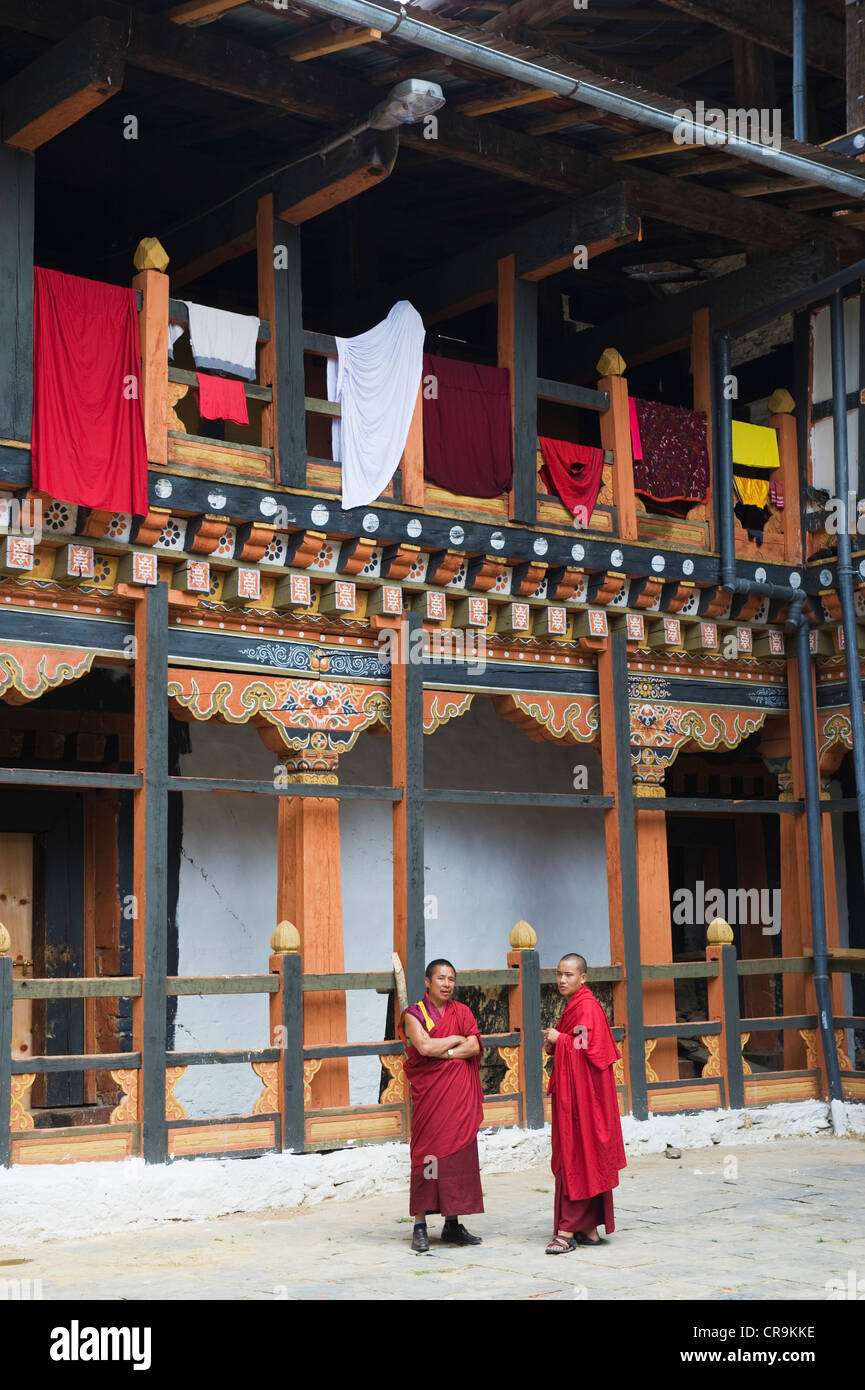 Jakar Dzong, Castle of the White Bird (1667), Jakar, Bumthang, Chokor ...