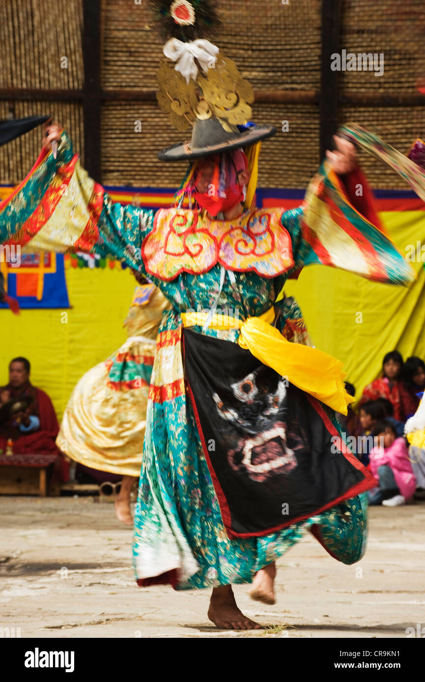 Thangbi Mani Tsechu festival, Jakar, Bumthang, Chokor Valley, Bhutan ...