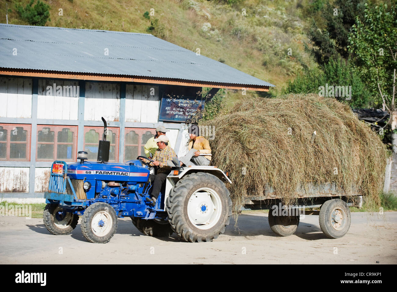 Jakar, Bumthang, Chokor Valley, Bhutan, Asia Stock Photo - Alamy