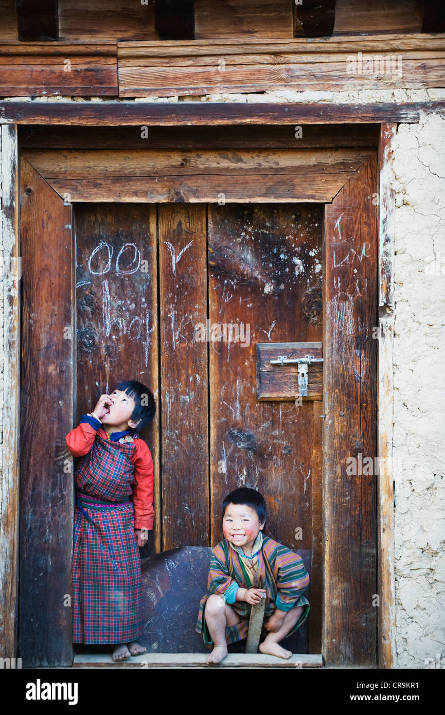 Phobjikha valley, Bhutan, Asia Stock Photo - Alamy