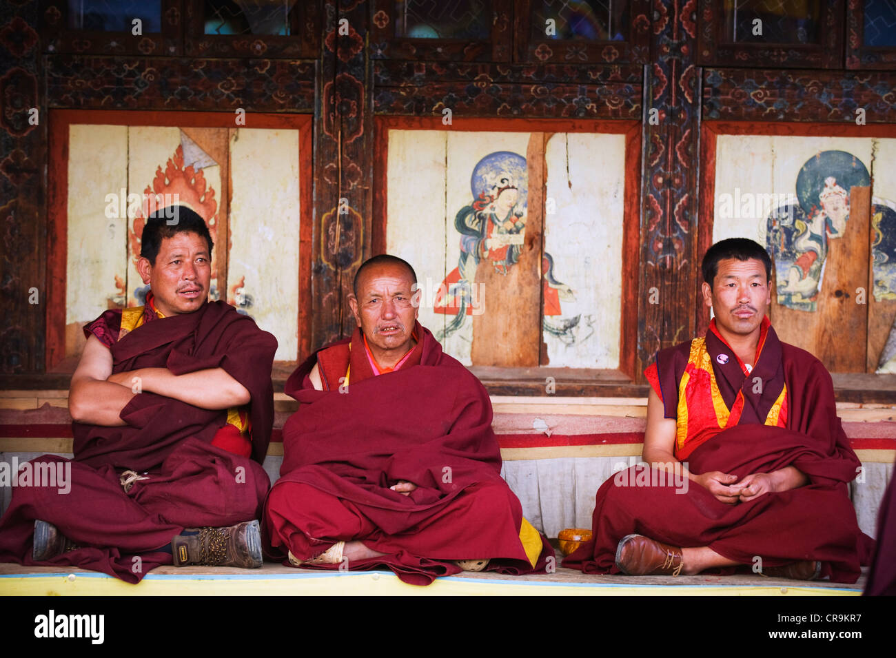 Gangtey Gompa Monastery, Phobjikha valley, Bhutan, Asia Stock Photo - Alamy