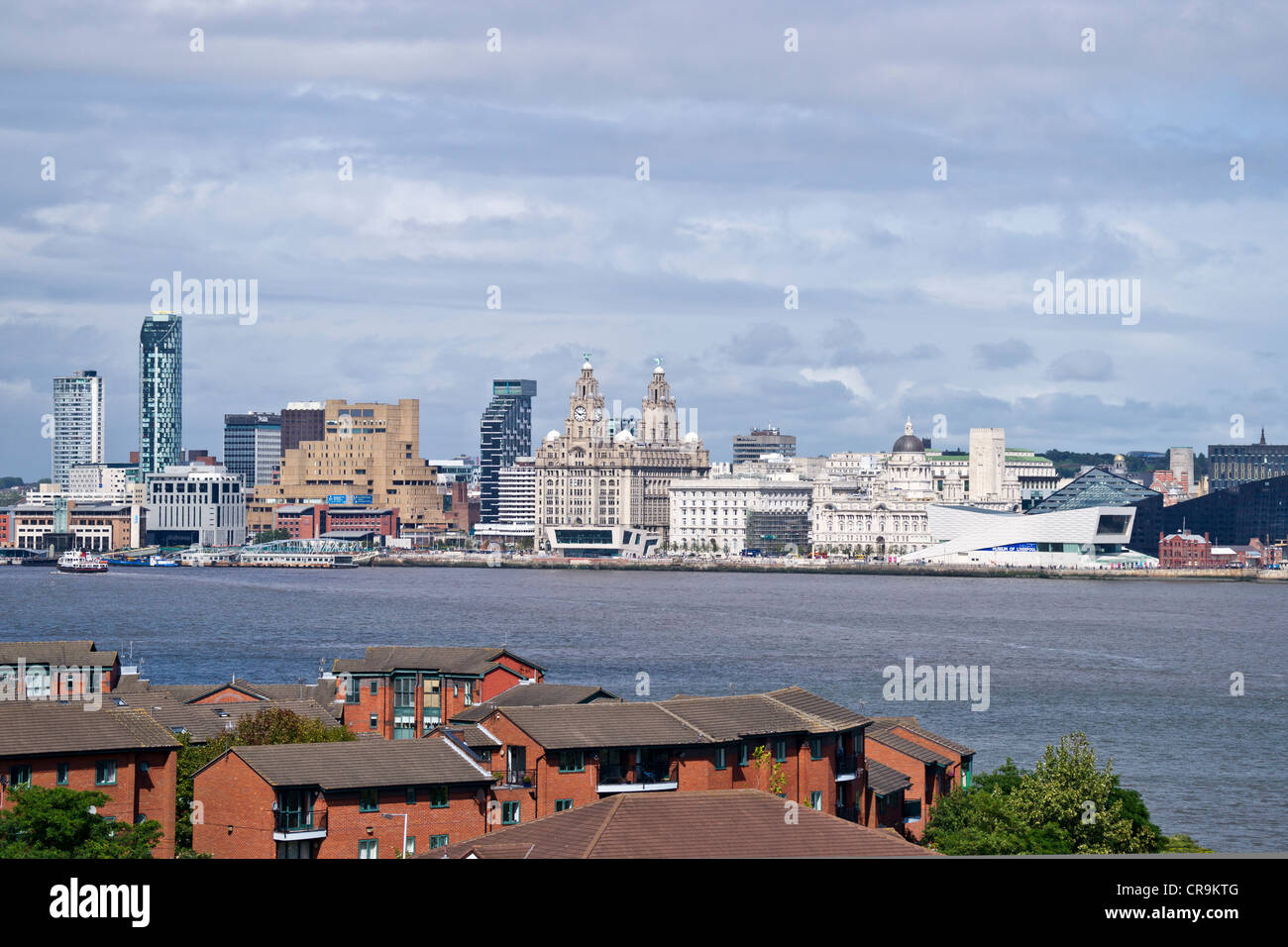 Aerial view of liverpool and birkenhead hi-res stock photography and ...