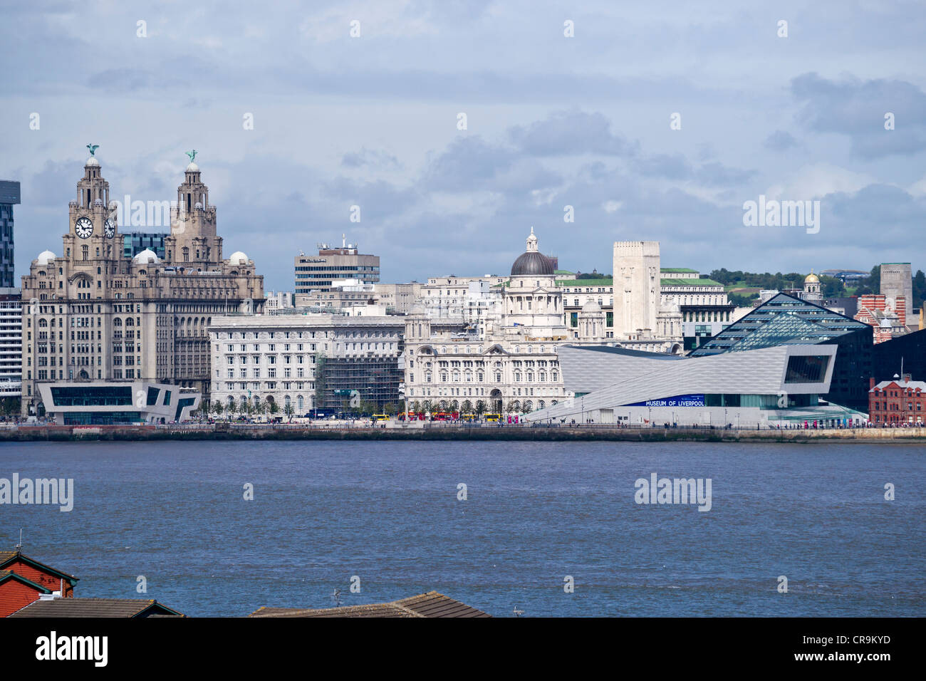 Liverpool waterfront aerial hi-res stock photography and images - Alamy