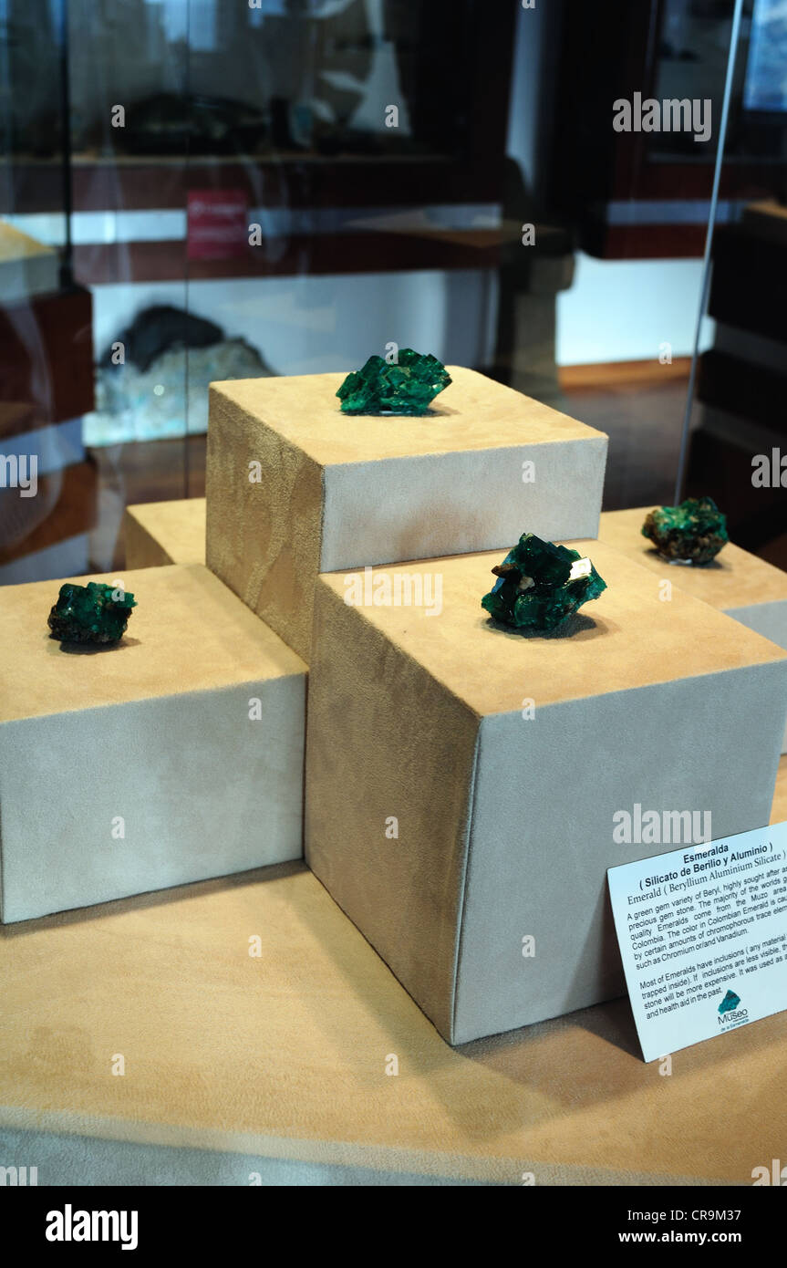" Emerald Museum " in BOGOTA. Department of Cundimarca. COLOMBIA Stock ...