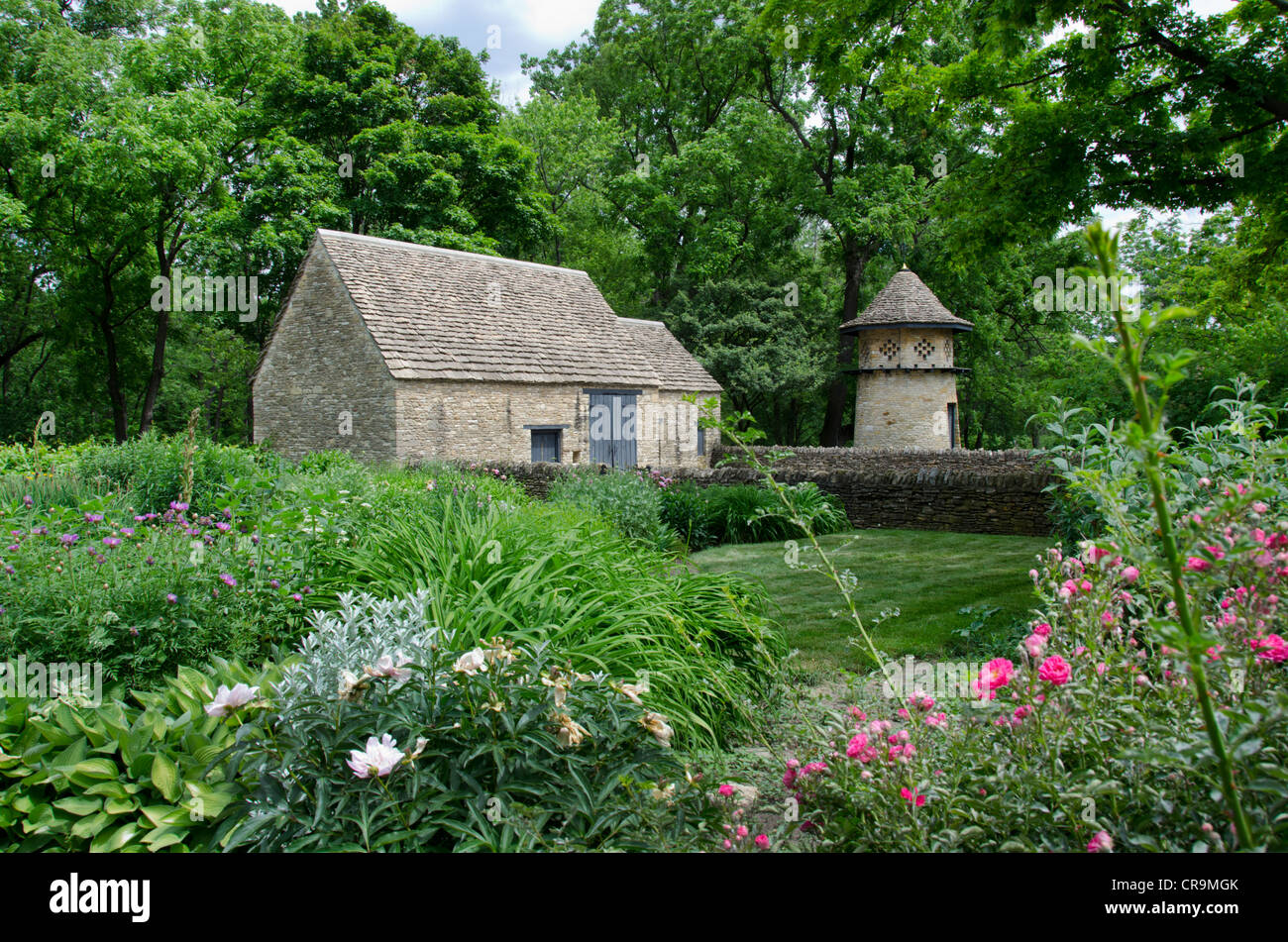 Michigan, Wyandotte. Greenfield Village. Cotswold Cottage. Traditional ...