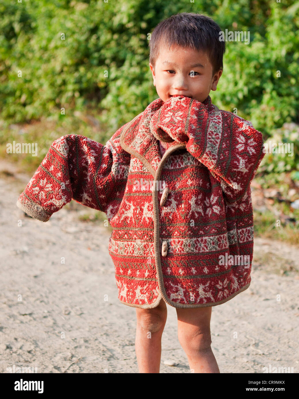 myanmar rural boy Stock Photo - Alamy