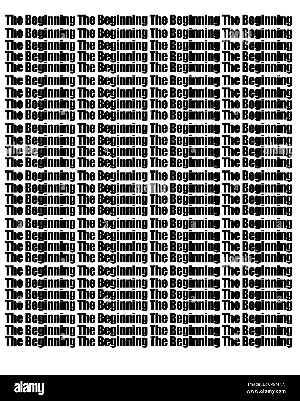 Beginning font Black and White Stock Photos & Images - Alamy