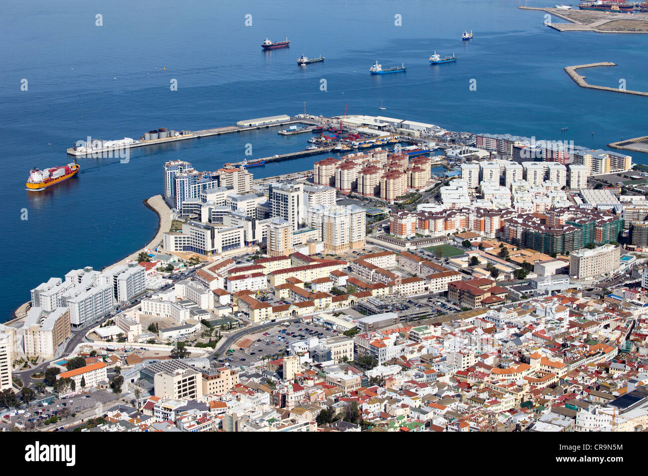 Gibraltar aerial hi-res stock photography and images - Alamy