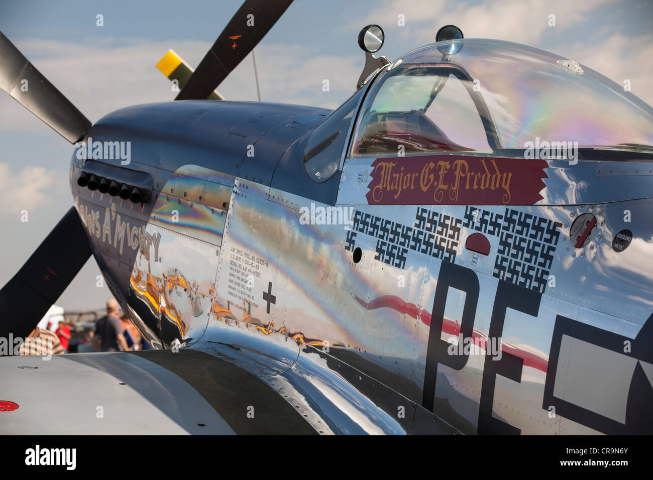 A P-51 Mustang at the 2011 National Championship Air Races in Reno ...