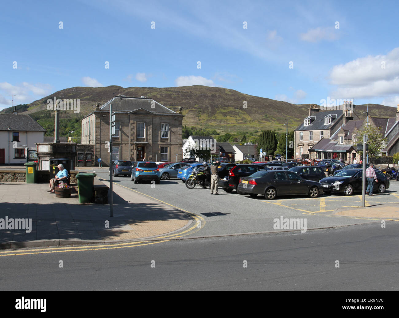 Portree Square Isle of Skye Scotland June 2012 Stock Photo - Alamy