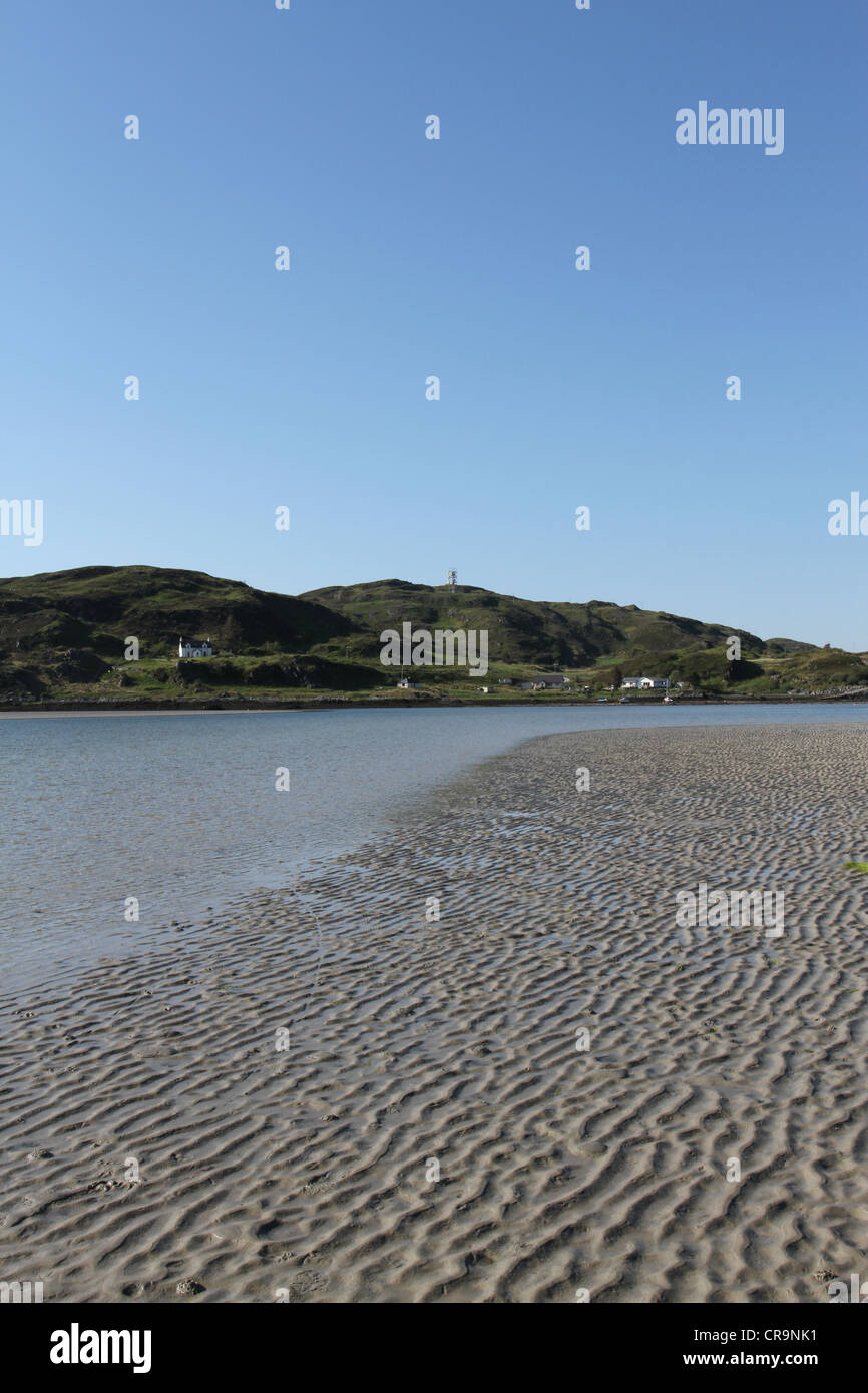 Silver sands of Morar Scotland May 2012 Stock Photo - Alamy