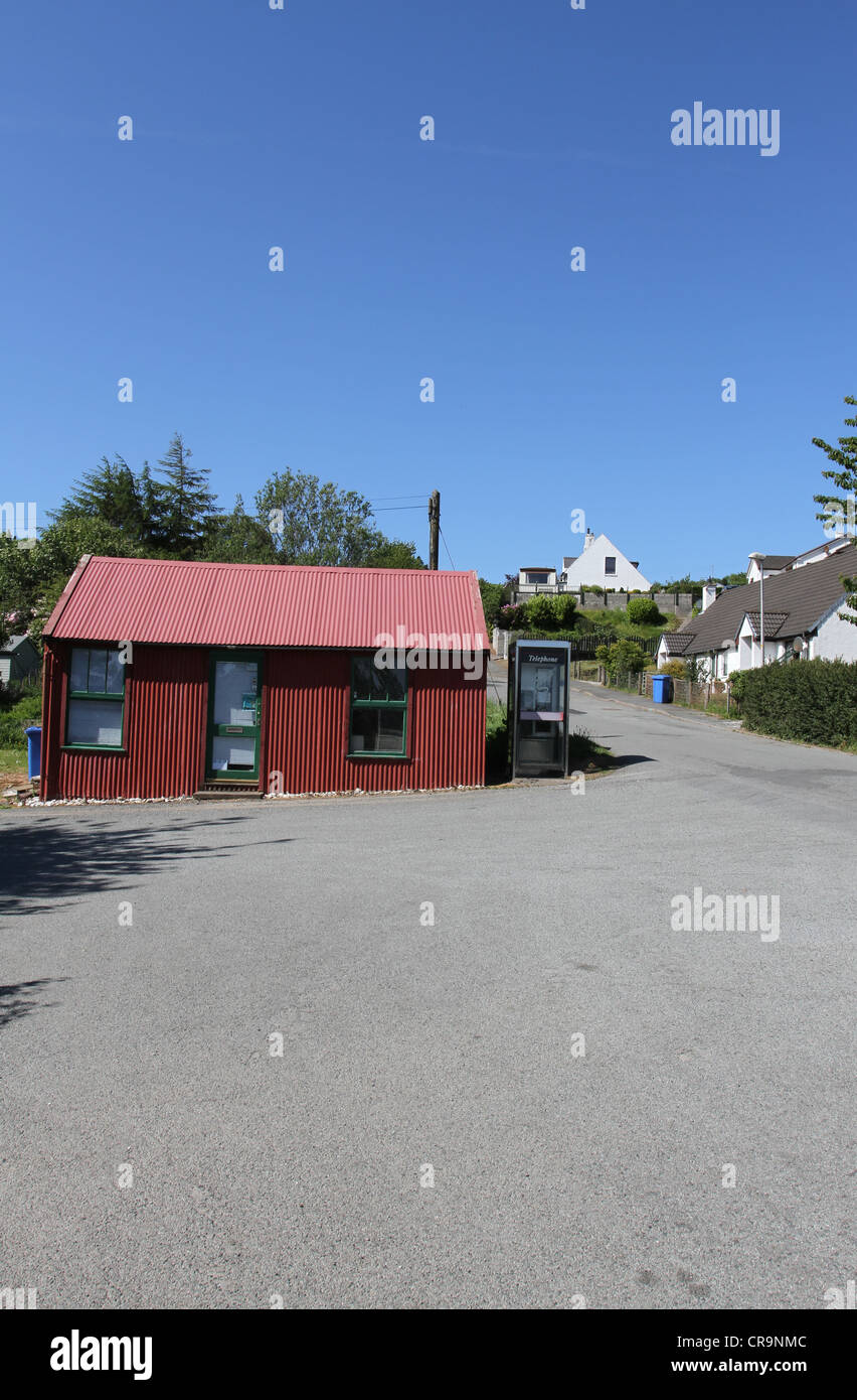 Ardvasar street scene Isle of Skye Scotland June 2012 Stock Photo - Alamy