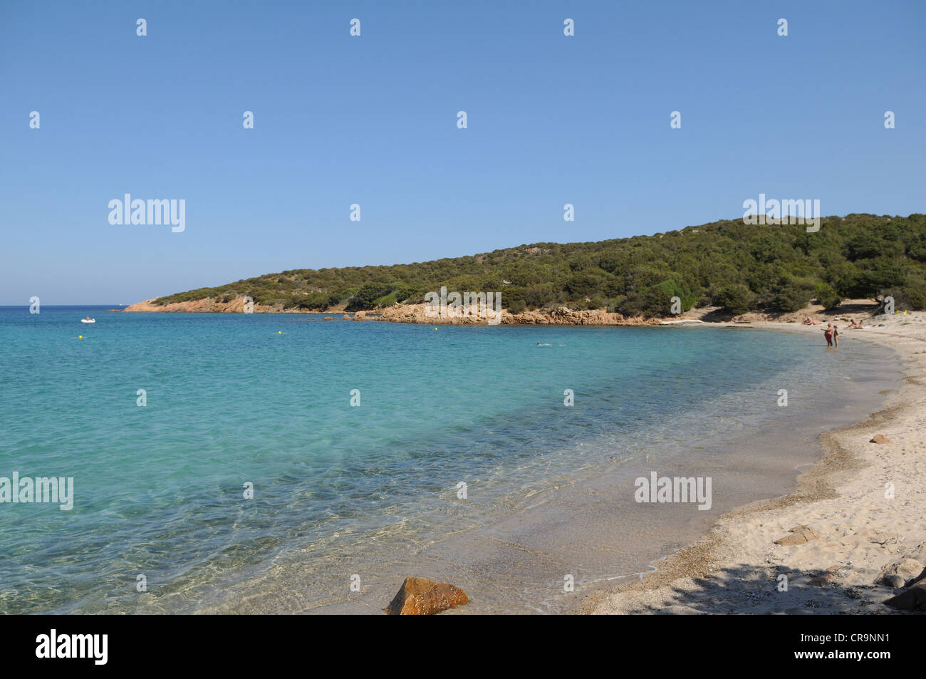 The beach of Cala Portese in Caprera island, Sardinia, Italy Stock ...