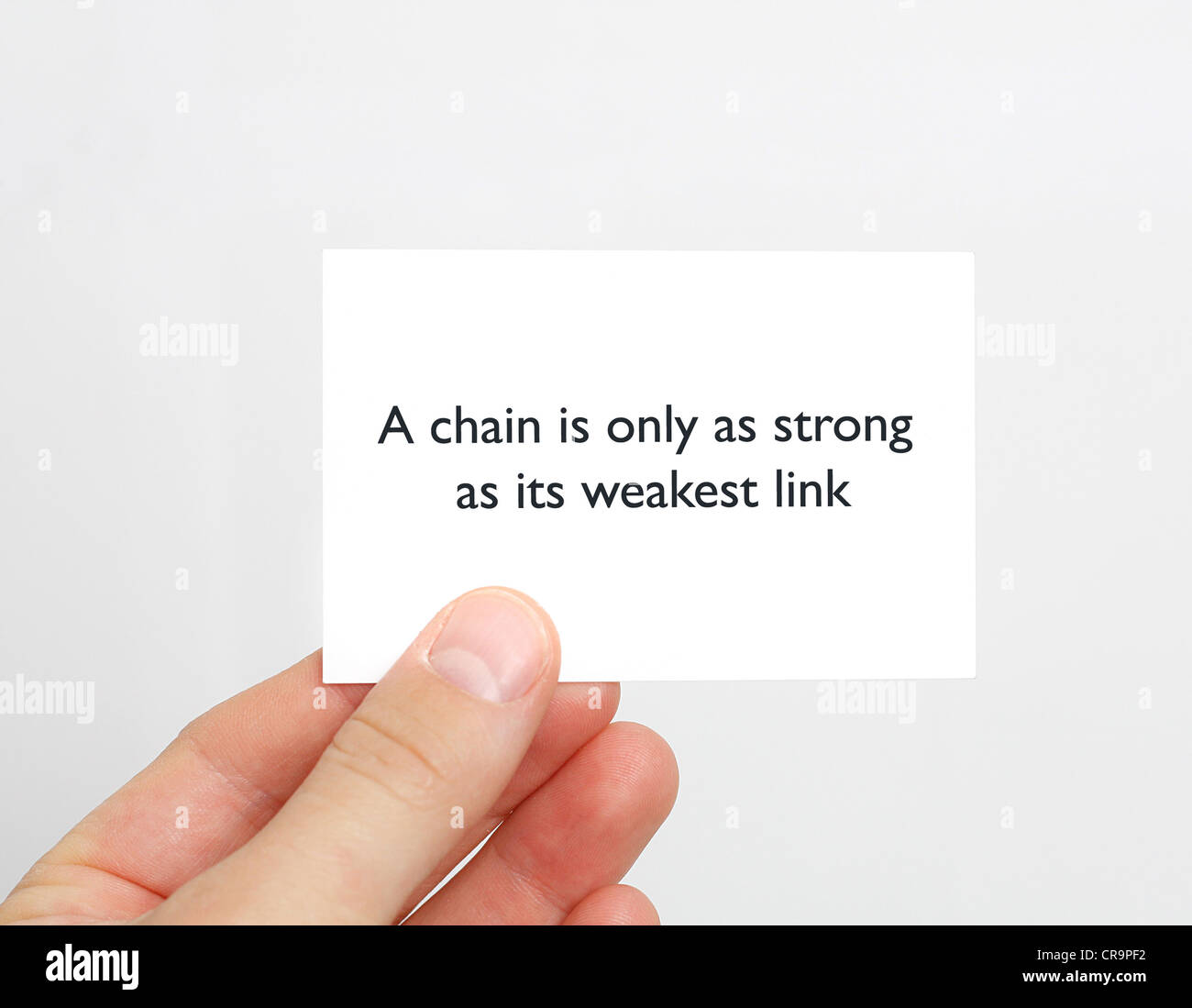 A chain is as strong as its weakest link hi-res stock photography and ...