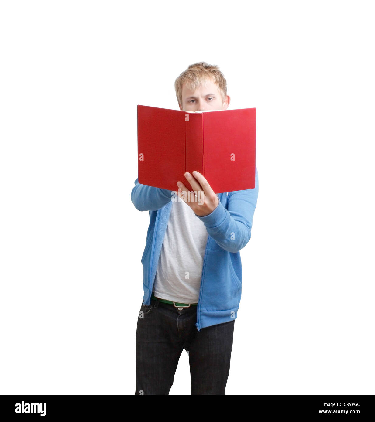 Student reading book Stock Photo - Alamy