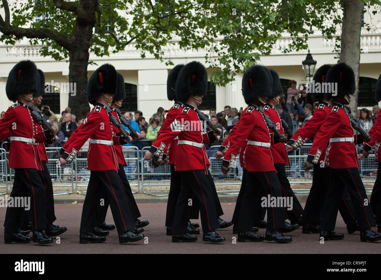 Foot Guards on the Mall Trooping of the Color in the year of the ...