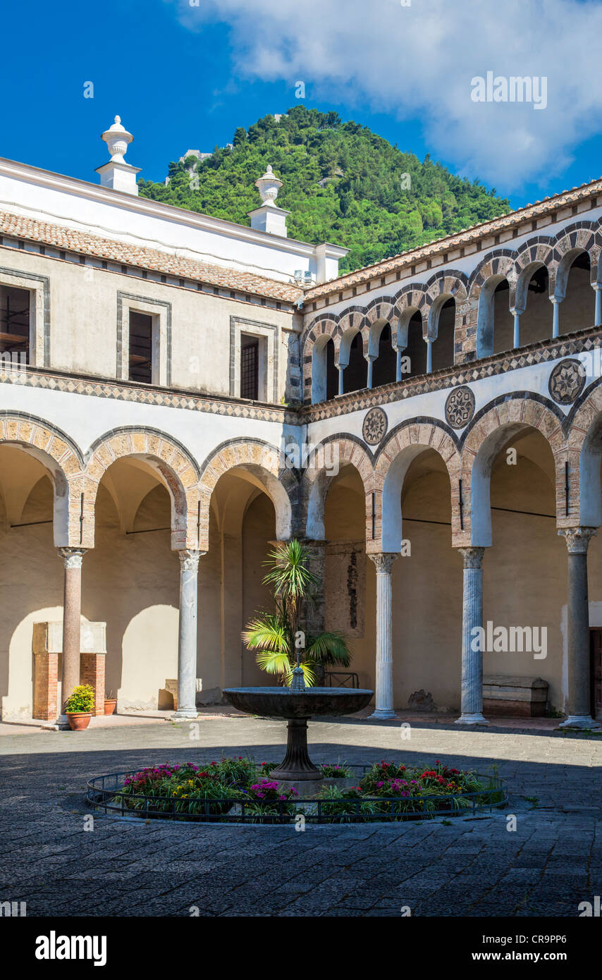 Europe Italy,Campania Salerno, the atrium of the San Matteo Cathedral ...