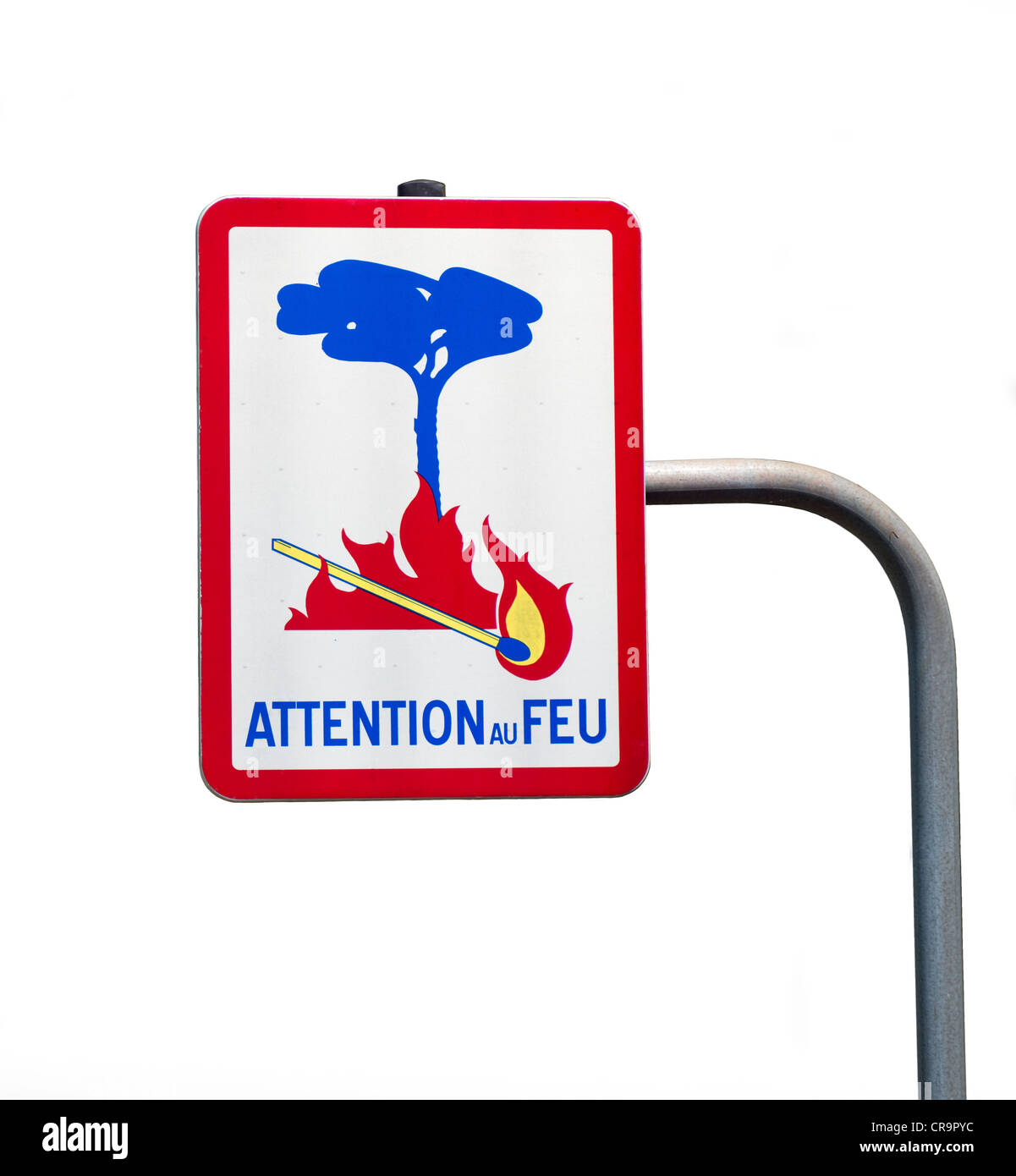 French warning sign hi-res stock photography and images - Alamy