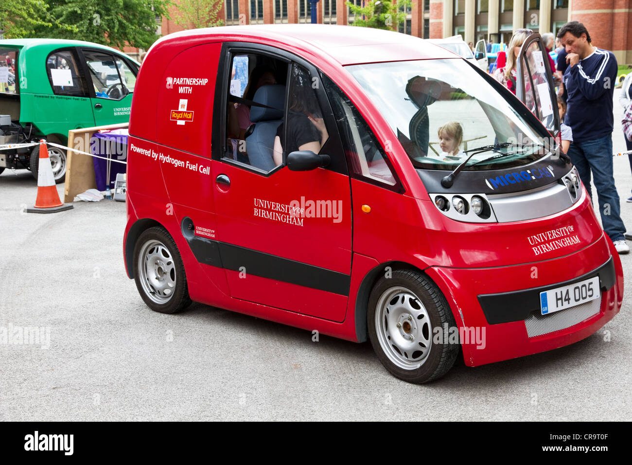 Hydrogen fuel cell 'Micro Cab' vehicles at the community open day ...