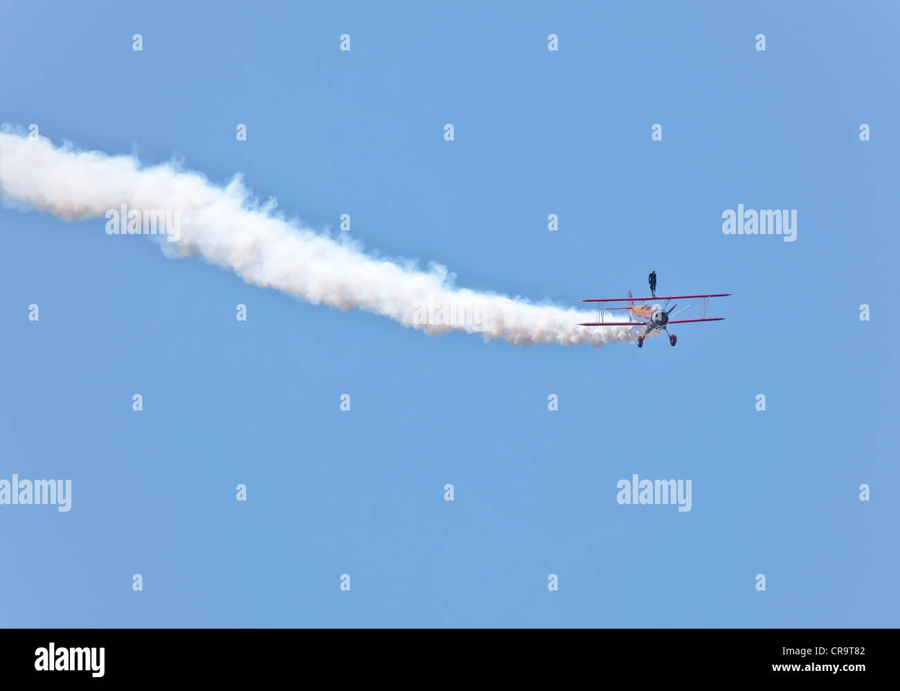Jane Wicker; barnstorming aerobatic wing walker with her beautiful 450 ...
