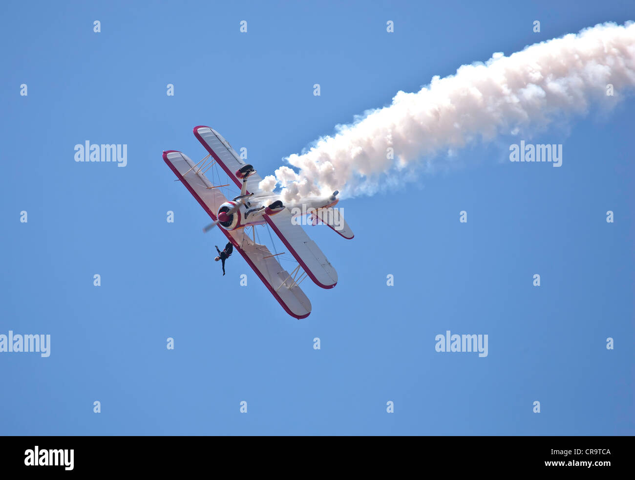 Jane Wicker; barnstorming aerobatic wing walker with her beautiful 450 ...