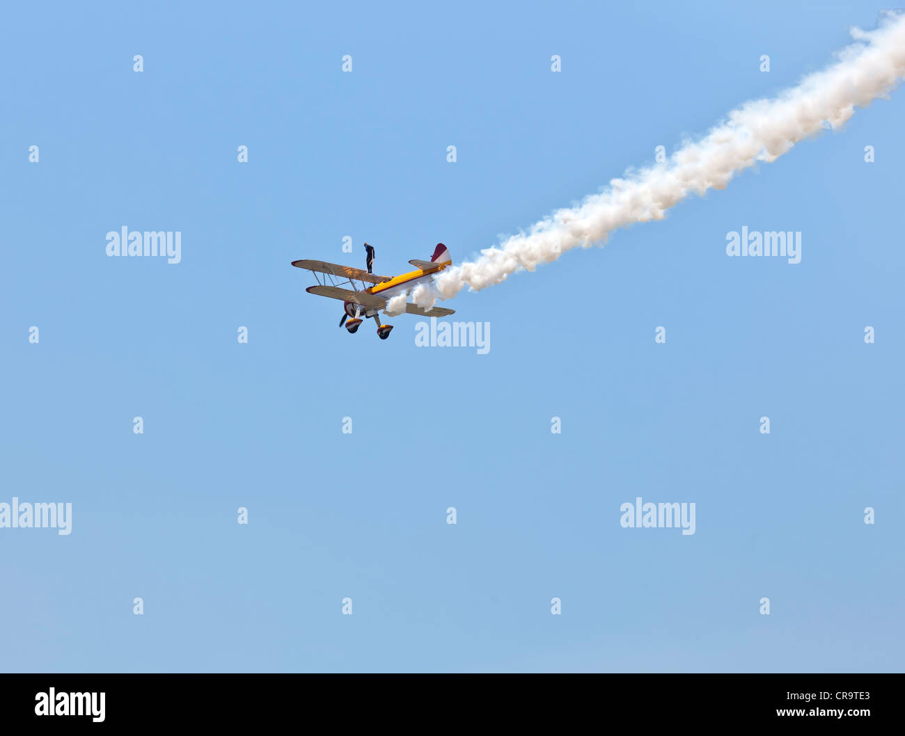 Jane Wicker; barnstorming aerobatic wing walker with her beautiful 450 ...