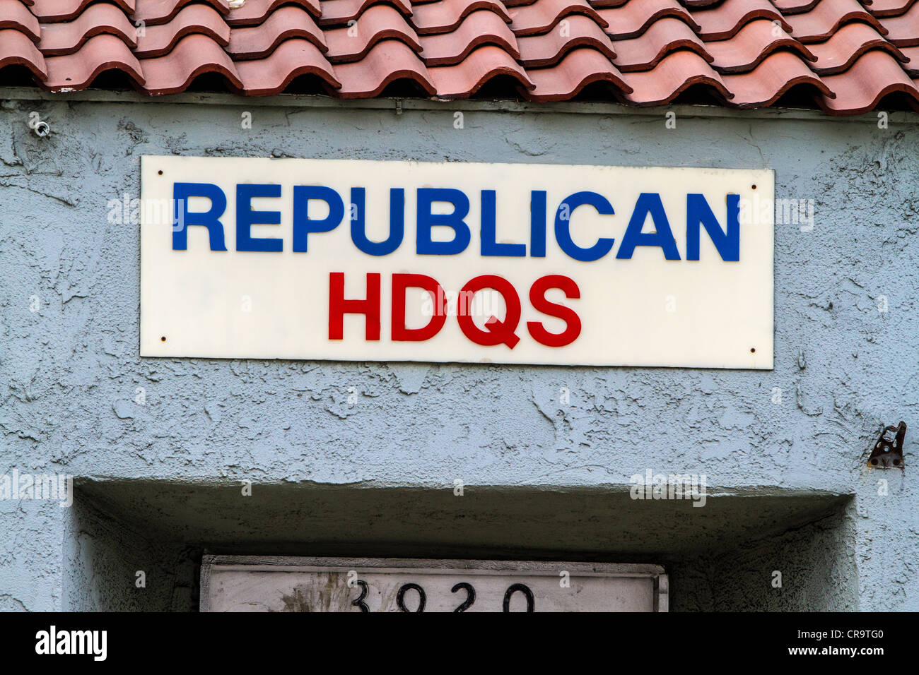 Republican headquarters sign Stock Photo - Alamy