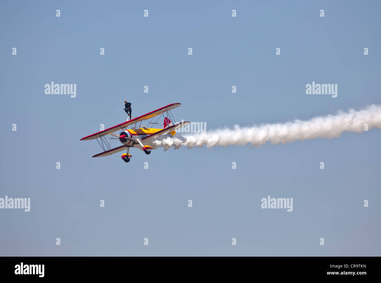 Jane Wicker; barnstorming aerobatic wing walker with her beautiful 450 ...