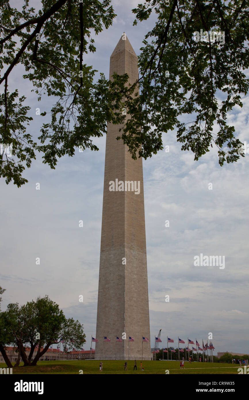 Washington monument obelisk view from hi-res stock photography and ...