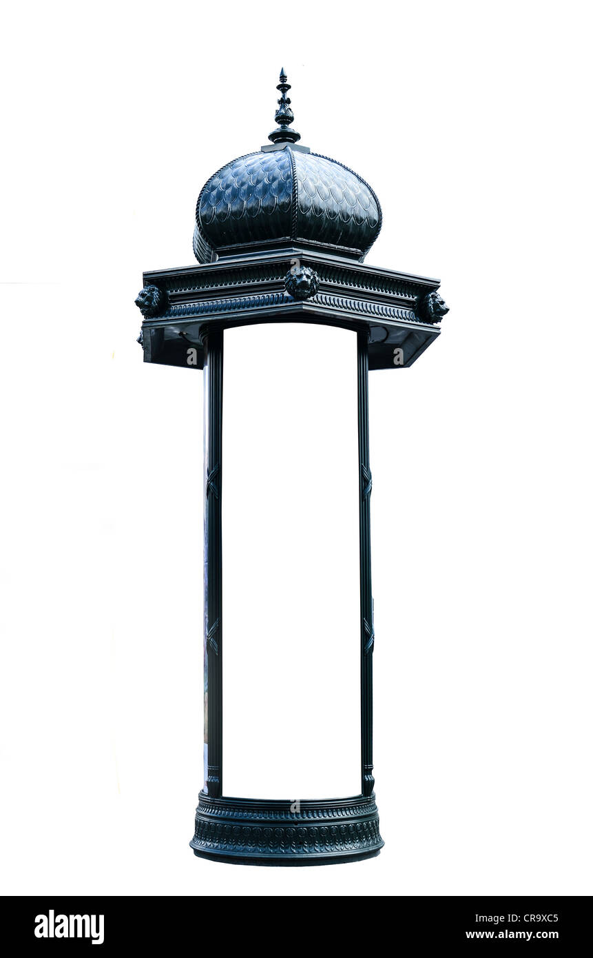 Billboard on street bus Cut Out Stock Images & Pictures - Alamy