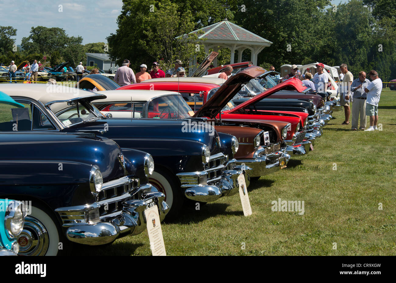 autos at a car show Stock Photo - Alamy