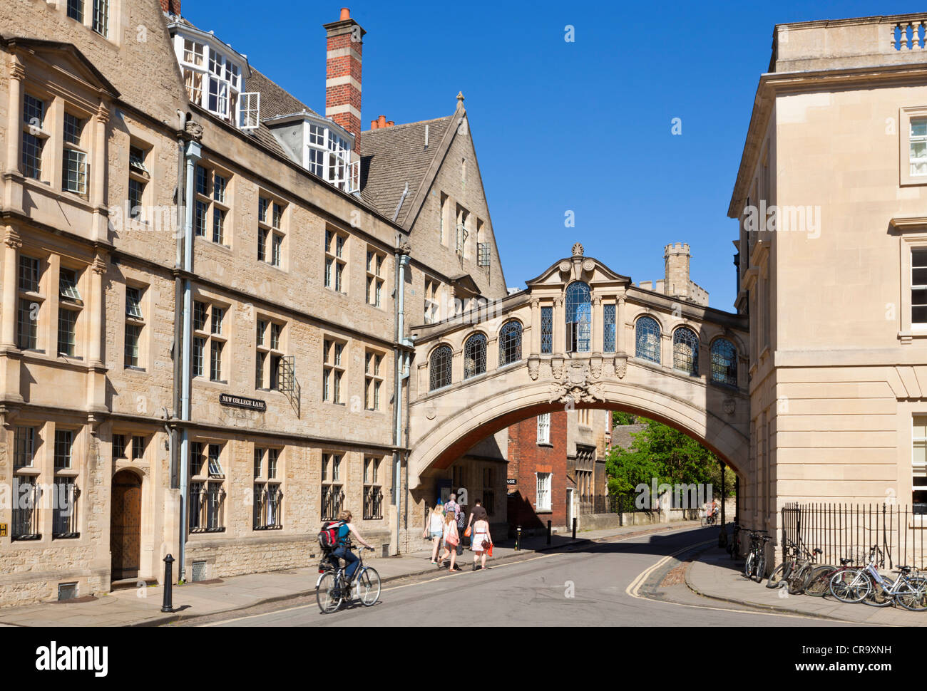 The Bridge of Sighs or the Hertford Bridge New College Lane Oxford ...