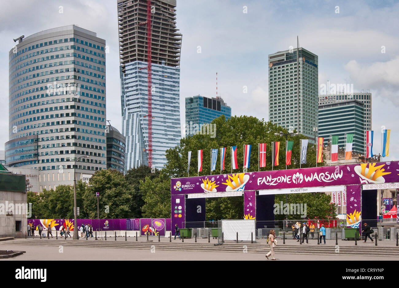 Euro fan zone hi-res stock photography and images - Alamy