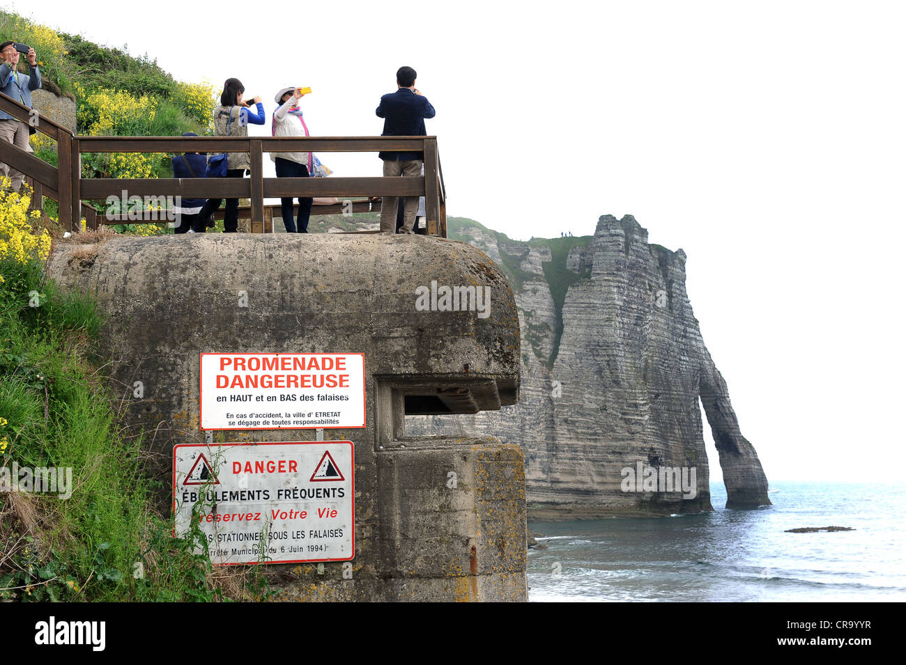 World War 2 German defences Etretat Normandy France Stock Photo - Alamy