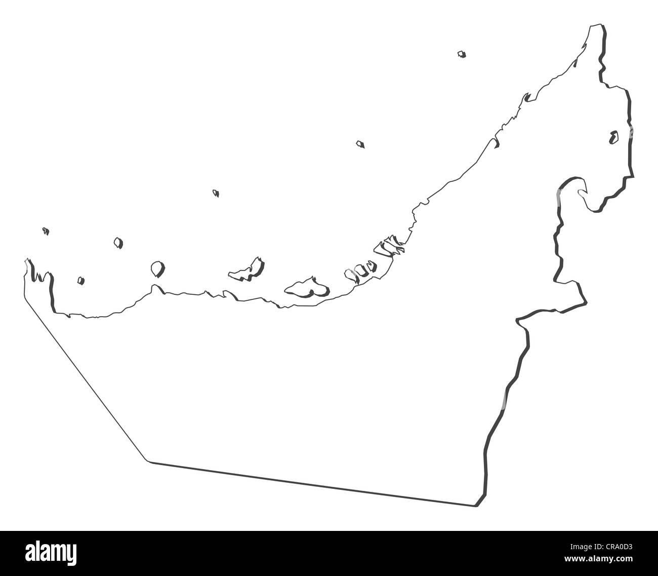 Uae Political Map