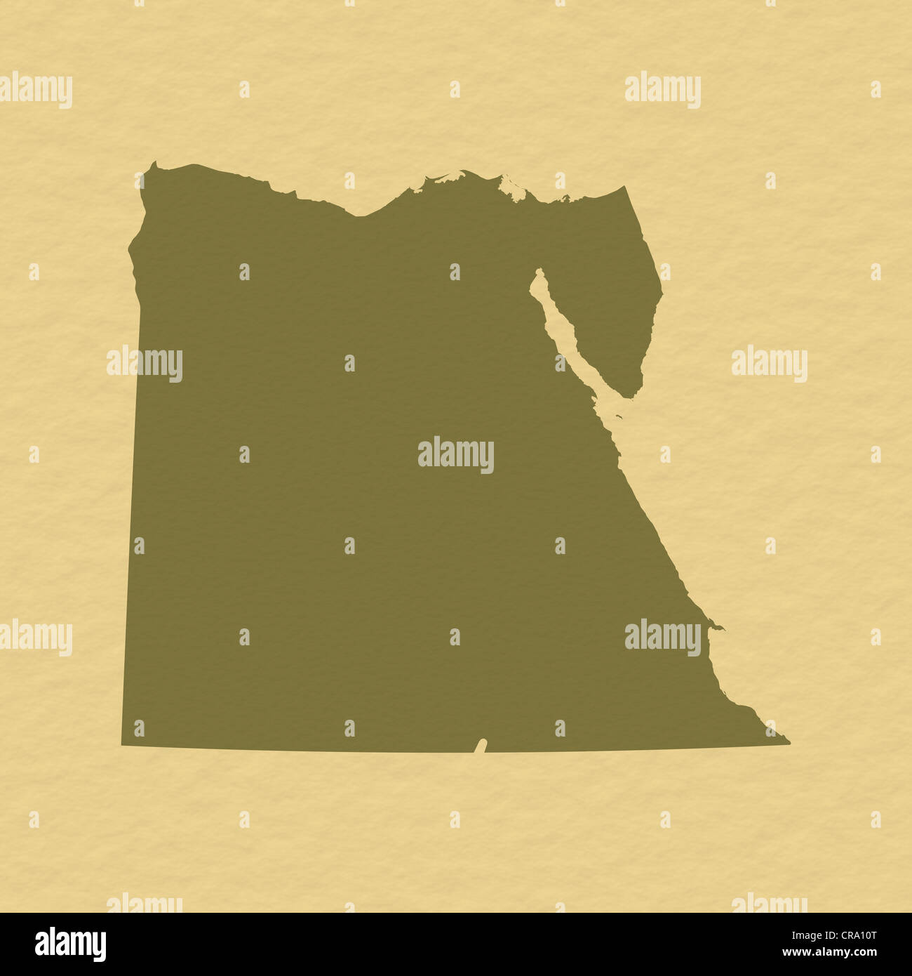 Political map of Egypt with the several governorates Stock Photo - Alamy