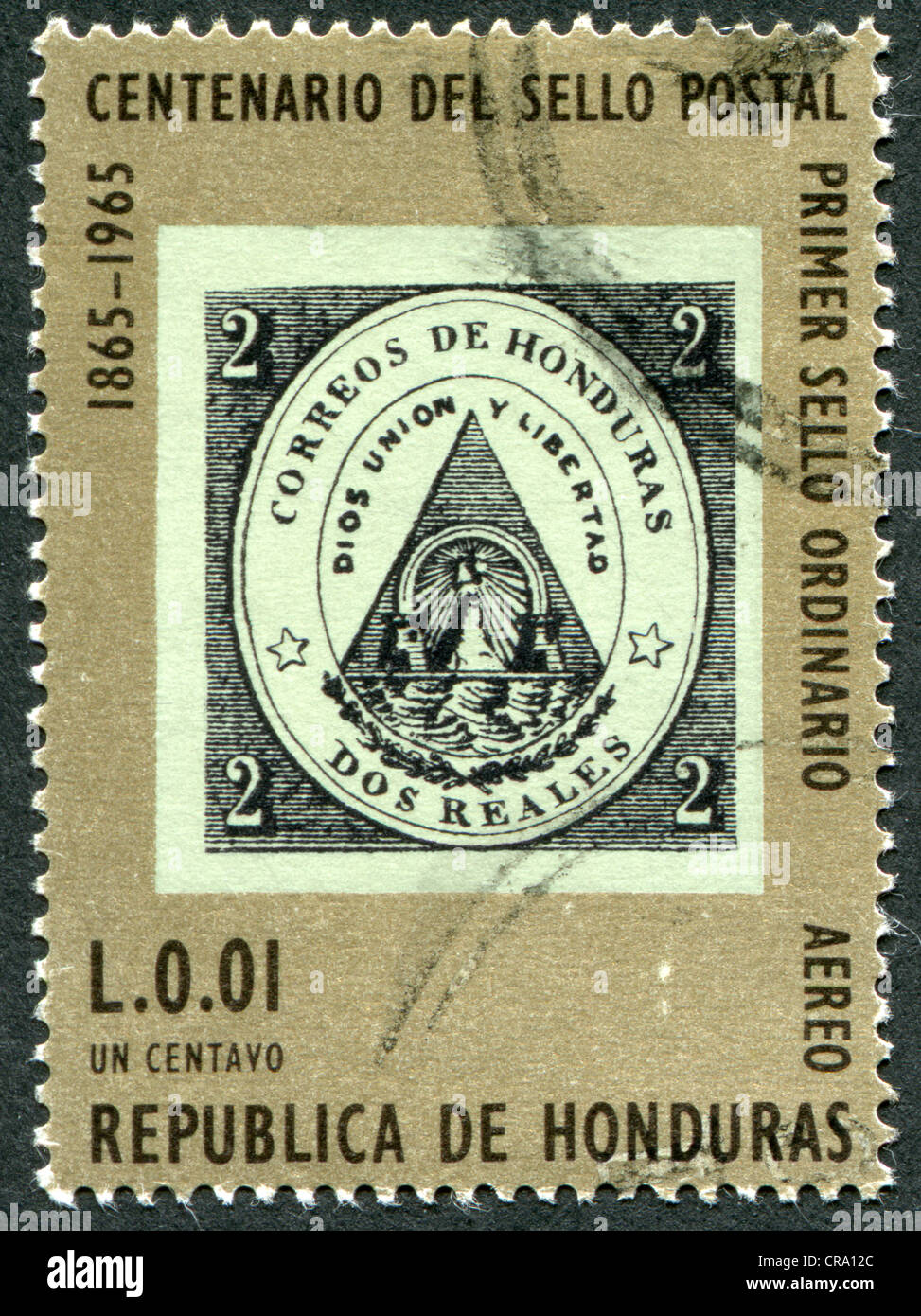 Honduras postage stamp hi-res stock photography and images - Alamy