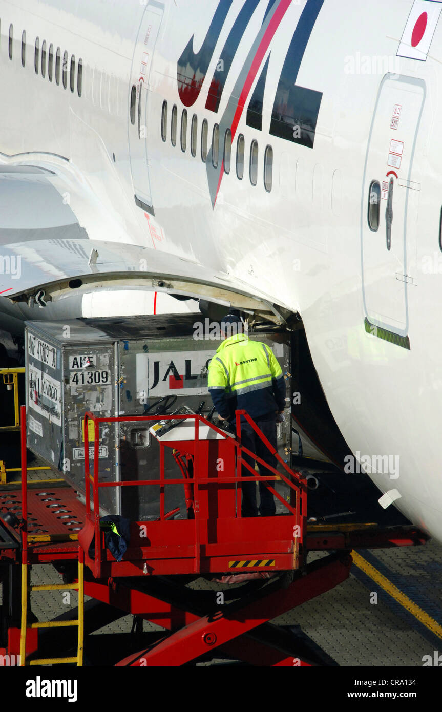 Boeing 747 cargo loading hi-res stock photography and images - Alamy