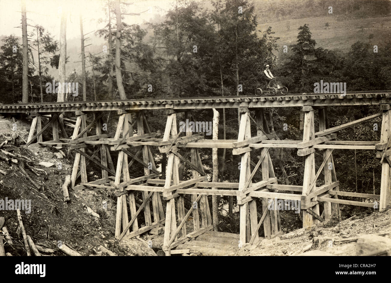 Hand powered rail trolley hi-res stock photography and images - Alamy