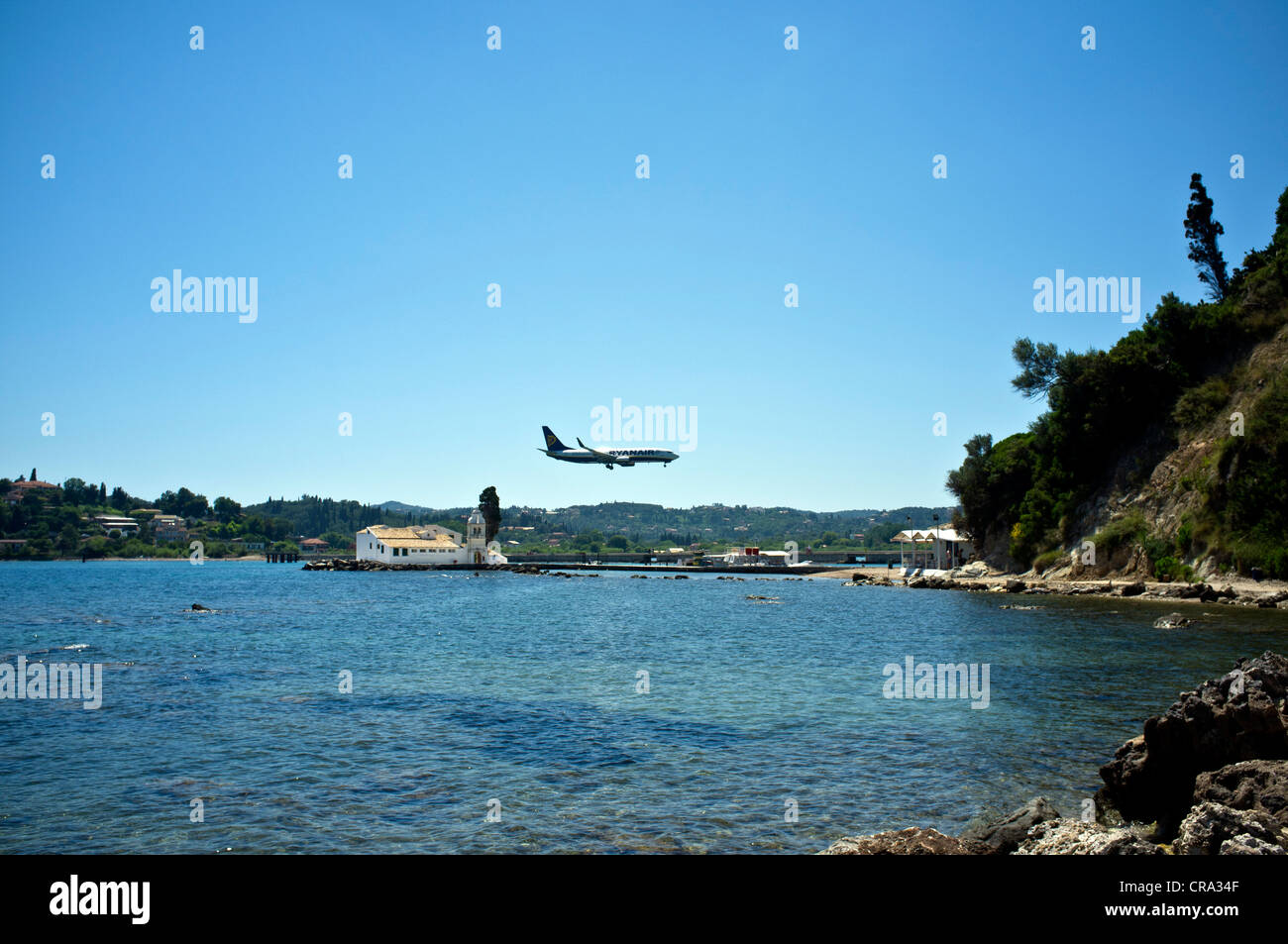 Corfu airport hi-res stock photography and images - Alamy