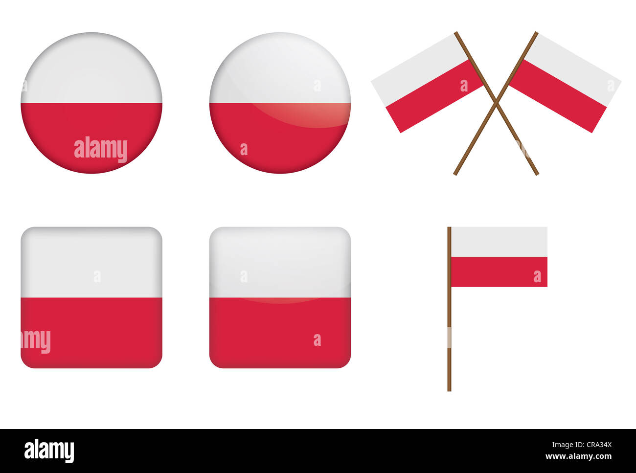 Poland badge hi-res stock photography and images - Alamy