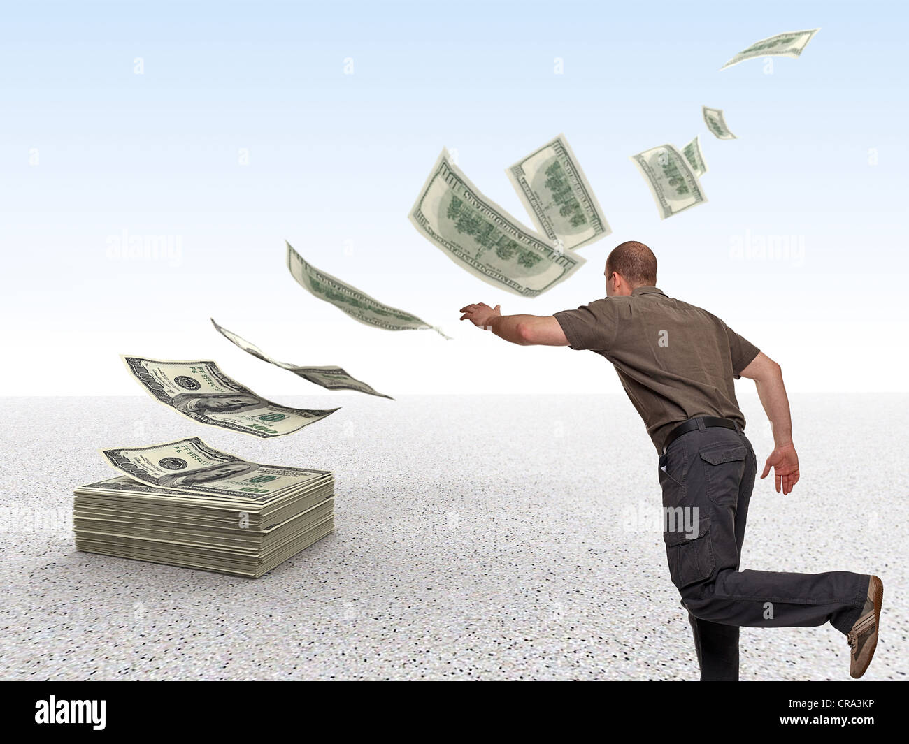 Waste money concept dollar hi-res stock photography and images - Alamy
