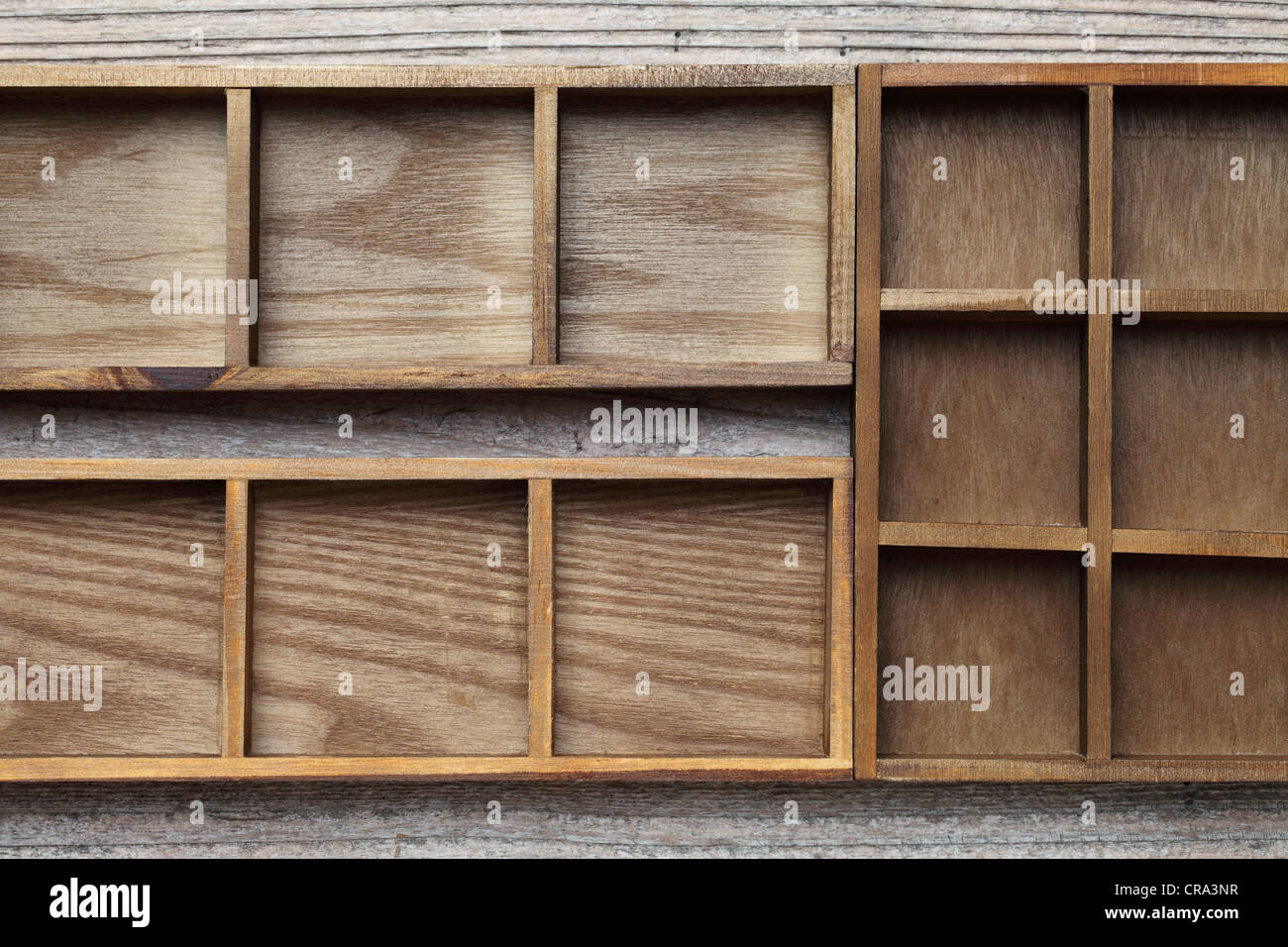 Wooden box tray Stock Photo - Alamy