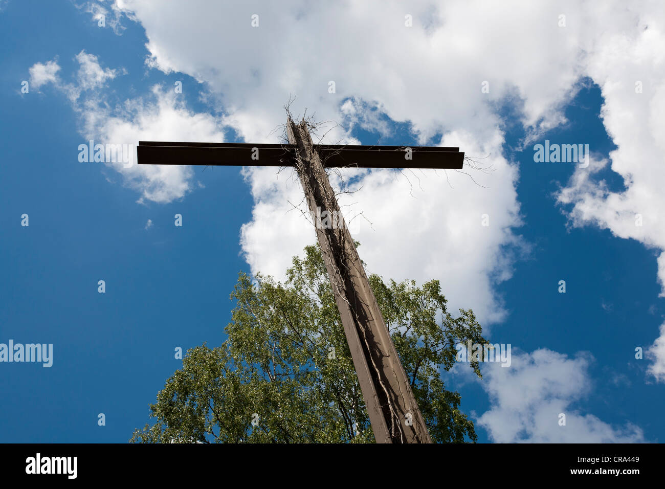 cross against blue sky Stock Photo - Alamy