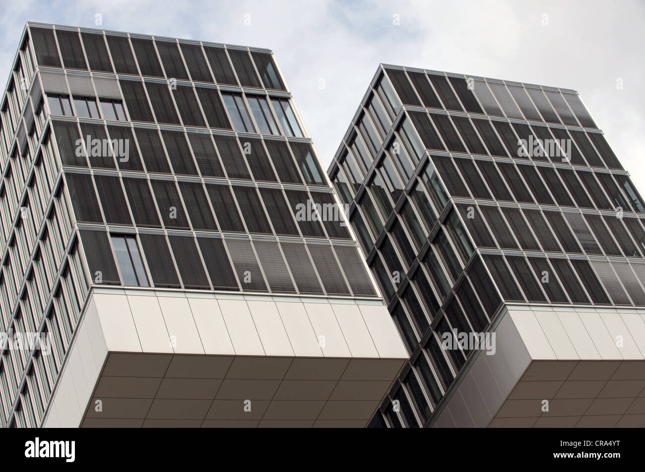 Office tower blocks known as crane house, Cologne, Germany Stock Photo ...